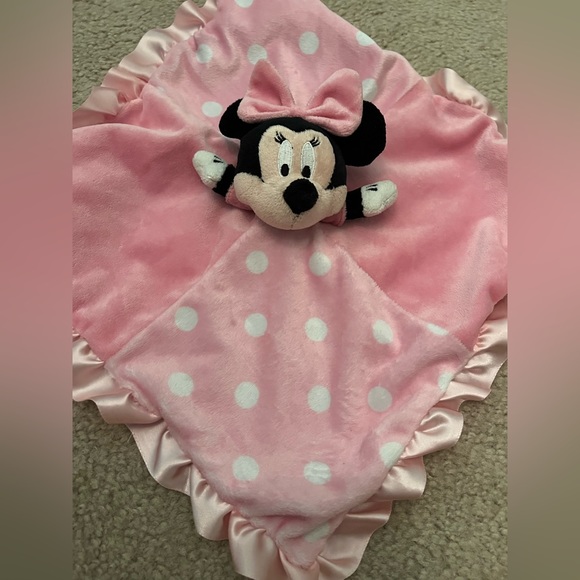 Disney | Toys | Disney Minnie Mouse Baby Lovey Blanket | Poshmark